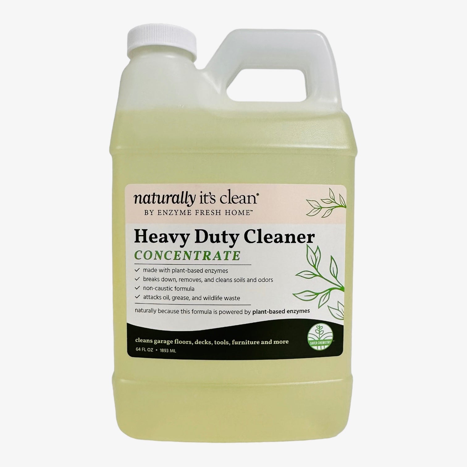Heavy Duty Cleaner Concentrate 64 oz – Naturally It's Clean